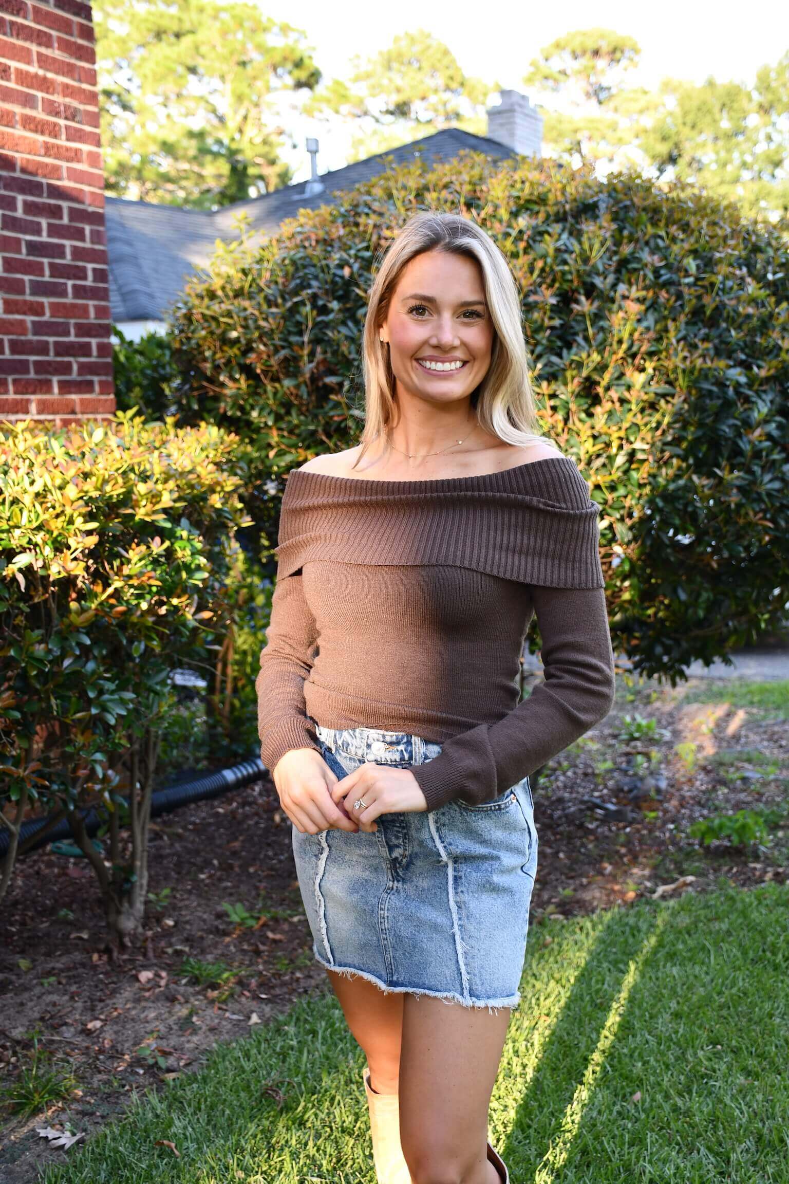 Alexis Off Shoulder Sweater – 1994 Boutique